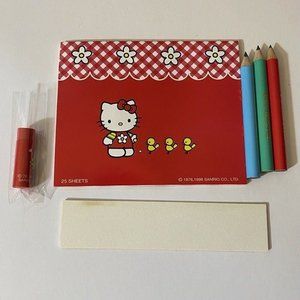 Sanrio | Office | Vintage Sanrio Hello Kitty 998 Mini Stationery Set ...